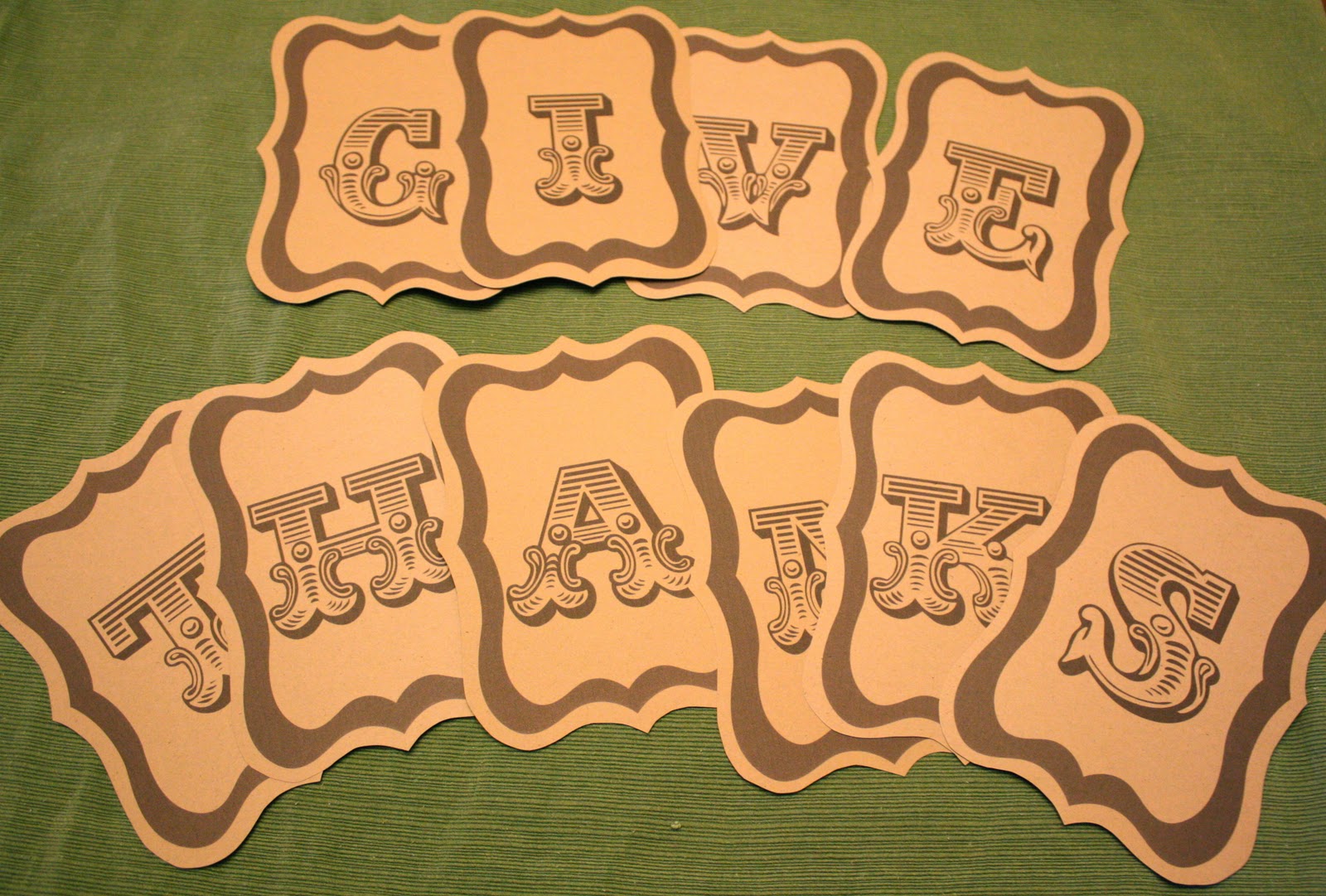 At Second Street: Give Thanks Banner-Free Printable