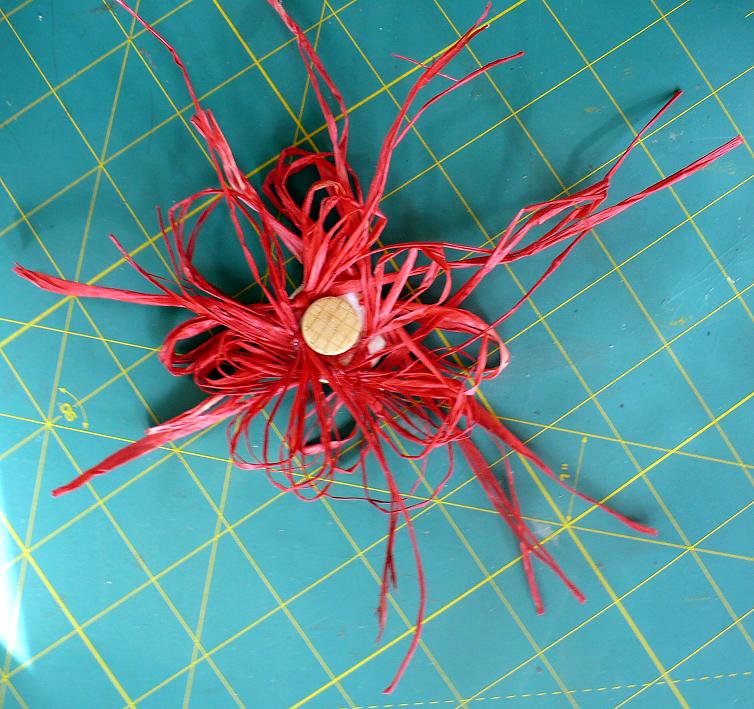 Posh Designs Scrapbook Store: Alter It Monday ~ Raffia Flowers