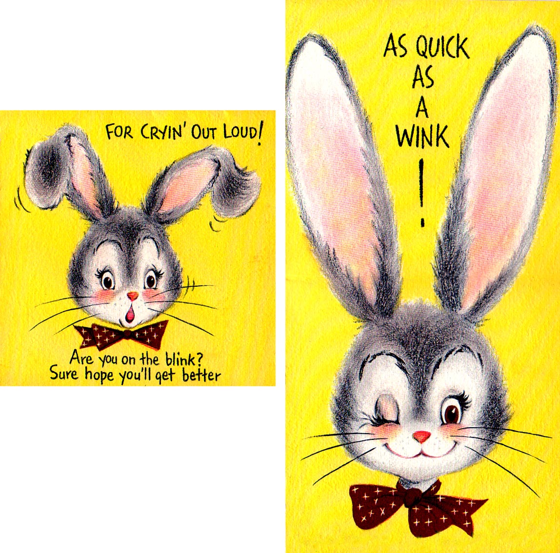 and everything else too: "Get Well" Card Art (Rabbit Edition)