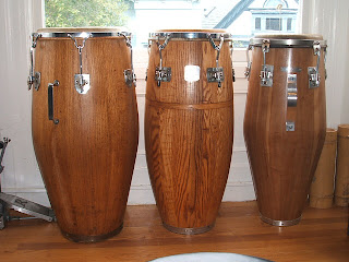 Rumba Instruments: Buying a set of congas: Vintage Congas for Rumba.