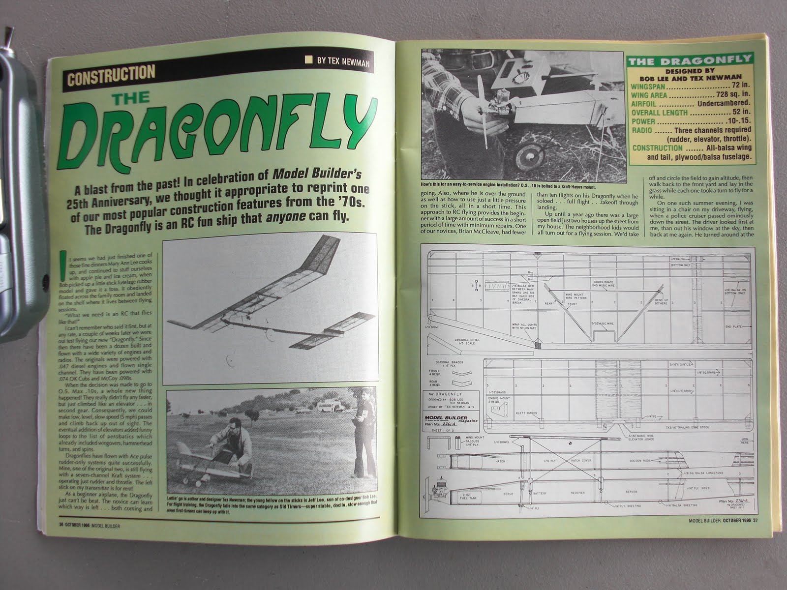 The Building Board: Model Builder Dragonfly (first flights part I)