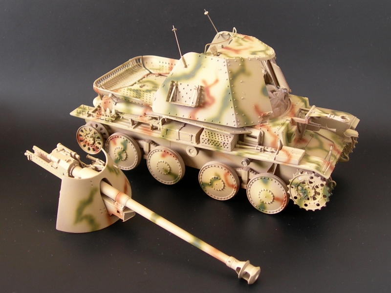 Matejson Models Workshop: Marder III Ausf.H Tristar 1/35 - painting