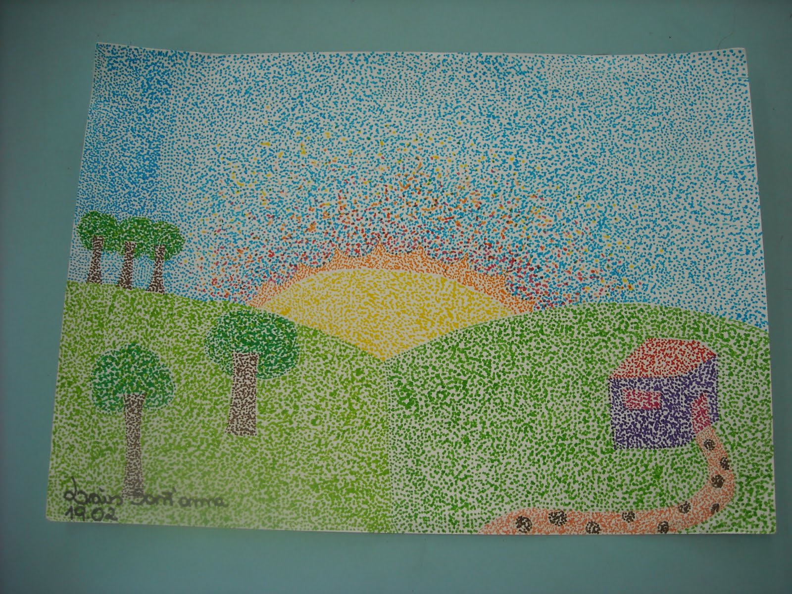 Arte Educação: Pontilhismo - Movimento Pós-impressionista