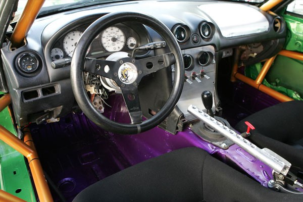 Maverik Corner MX5: Jeff Abbott Formula Drift Miata NB