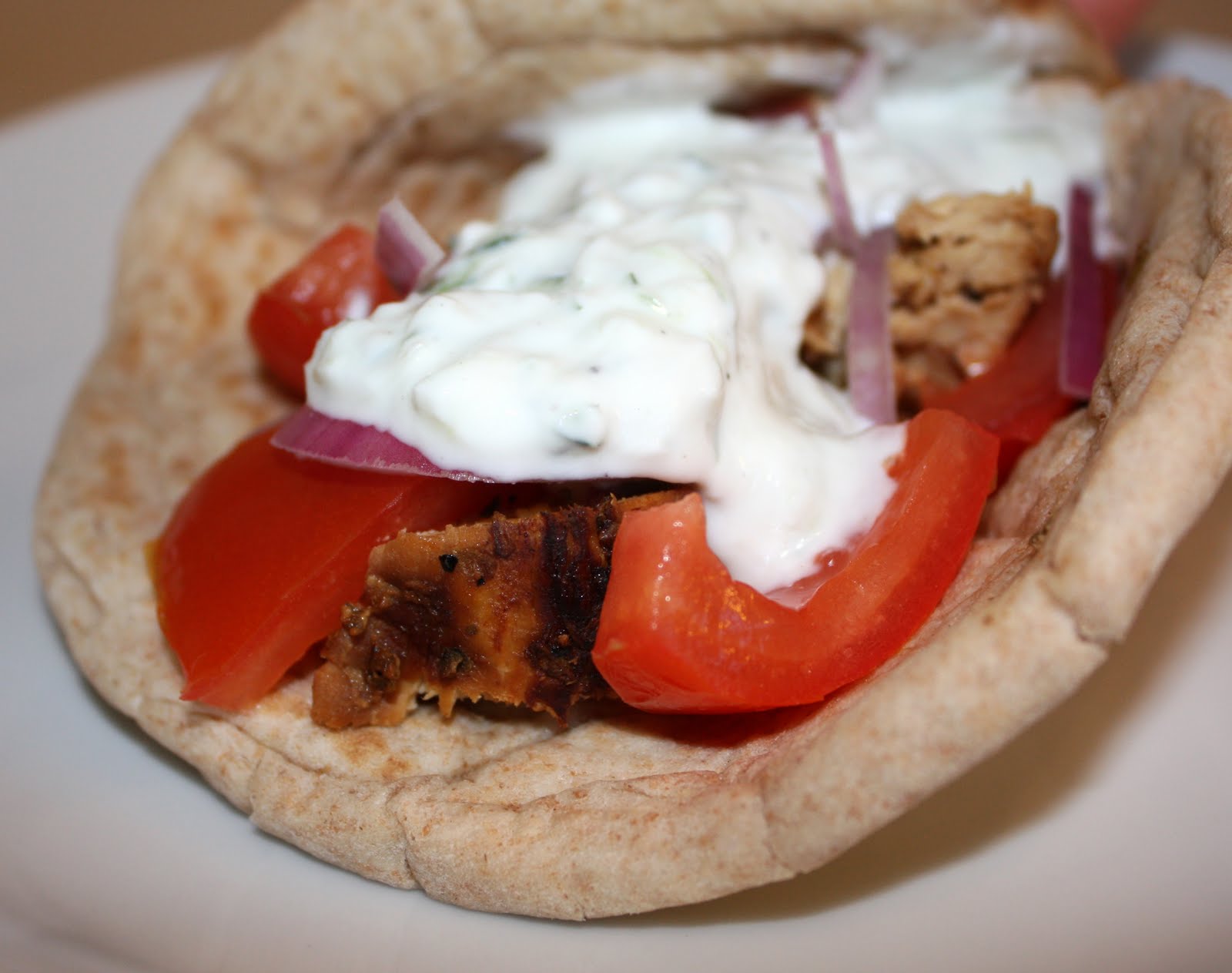 Elly's Amazing Chicken Gyros - Apple A Day
