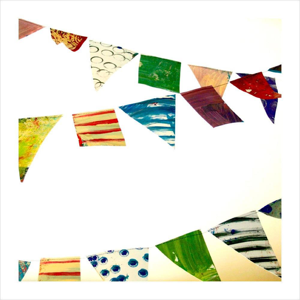 alisaburke: Recycled Bunting Flags