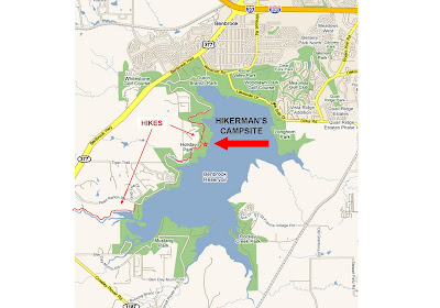 the amazing adventures of hikerman: Camping at Holiday Park - Benbrook Lake
