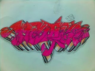 the best Graffiti on the world class: Write My Name In The Paper Graffiti