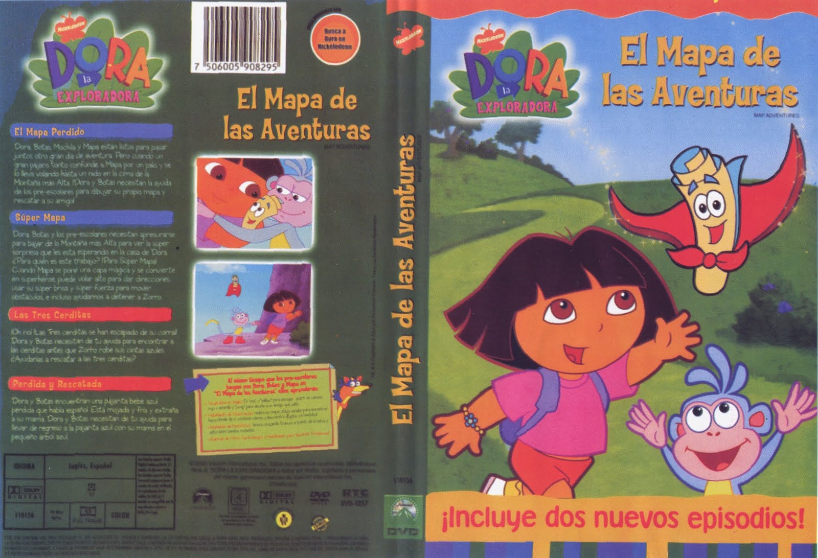 ELCINEENSUSMANOS: DORA LA EXPLORADORA EL MAPA DE LAS AVENTURAS (INFANTIL)