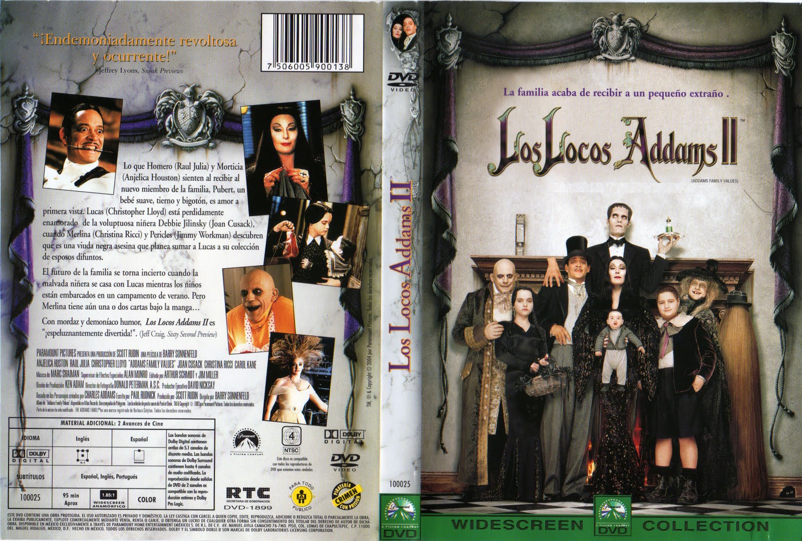 ELCINEENSUSMANOS: LOS LOCOS ADAMS 2 (COMEDIA)