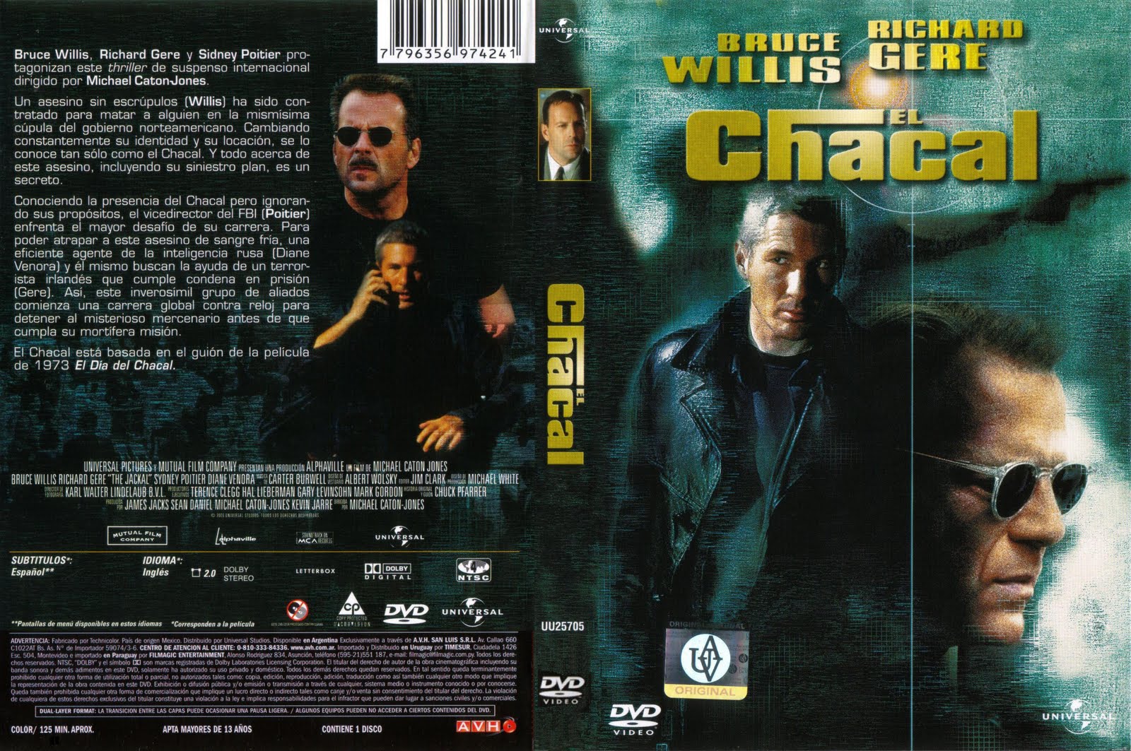 ELCINEENSUSMANOS: EL CHACAL (ACCION)
