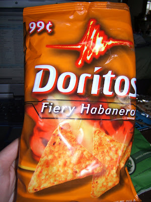 Hot Chicks Eatin' Spicy Chips: Snack #23- Doritos Fiery Habanero ...