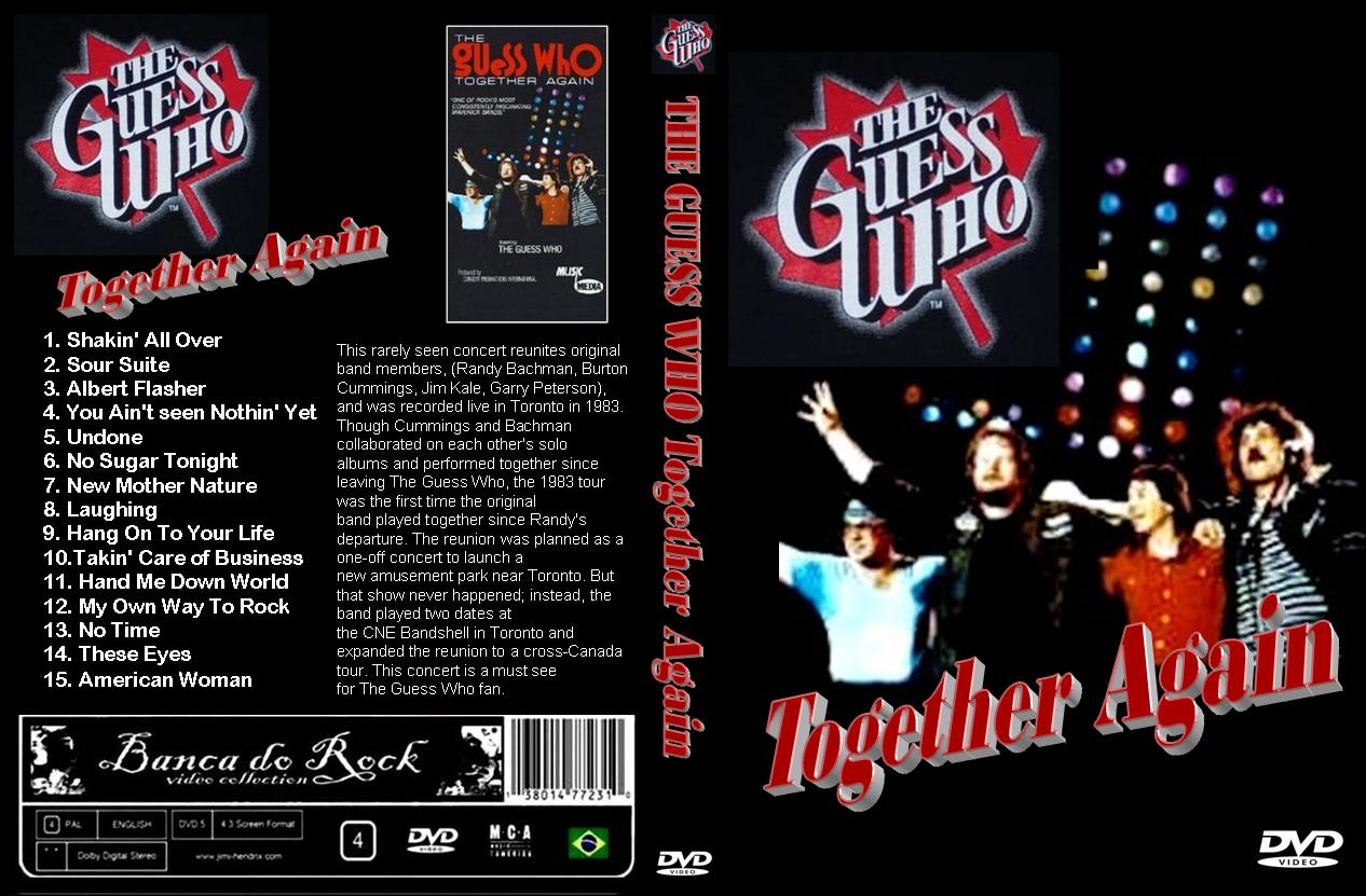 BANCA DO ROCK Rock Concert DVD: 1245 - DVD THE GUESS WHO 1989 - BOOTLEG
