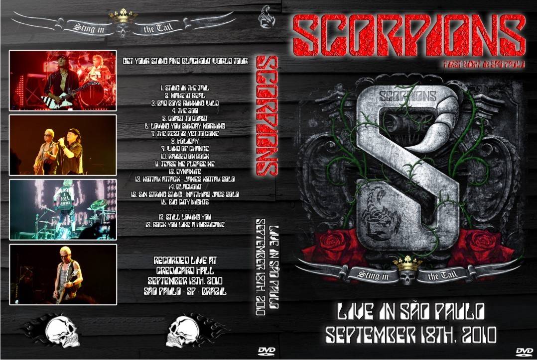 BANCA DO ROCK Rock Concert DVD: 1398 - DVD SCORPIONS 2010 - BOOTLEG