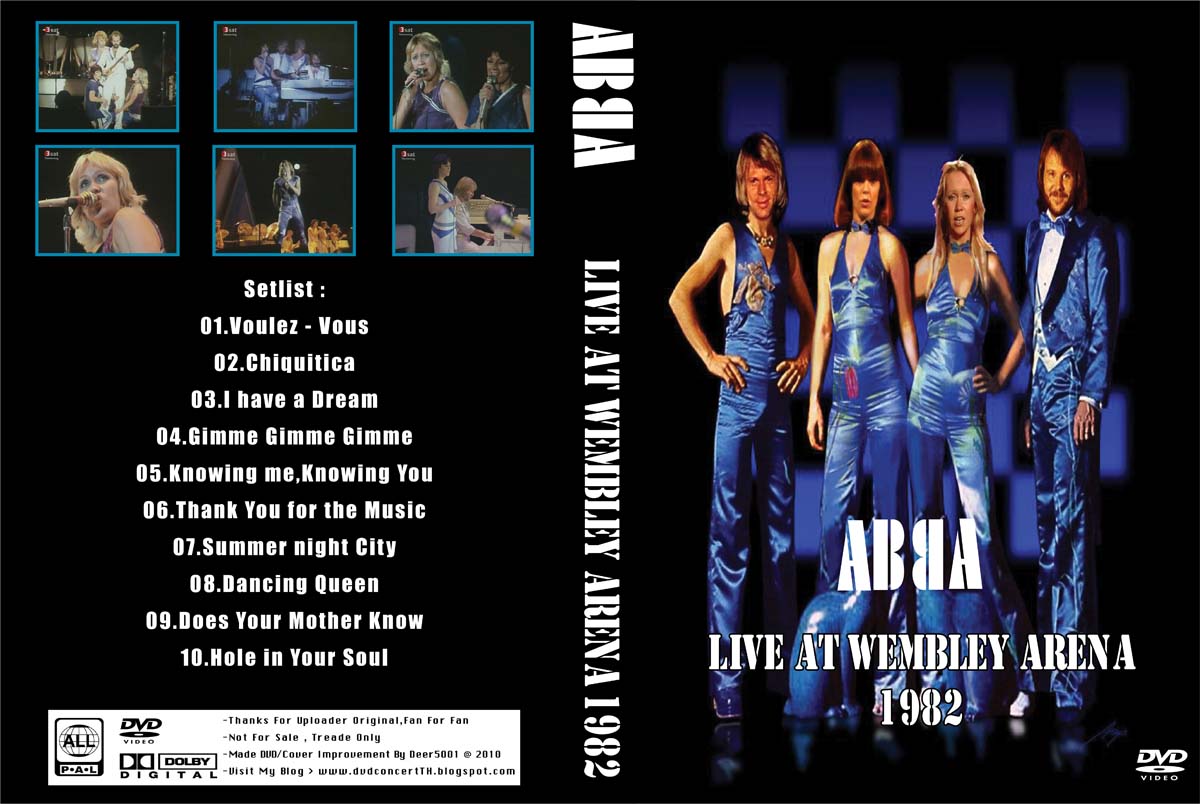 BANCA DO ROCK Rock Concert DVD: 1444 - DVD ABBA 1982- BOOTLEG