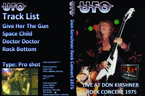 BANCA DO ROCK Rock Concert DVD: 1482 - DVD UFO 1975 - BOOTLEG