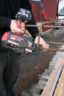 Villa Axelsson: Armering, armering, armering