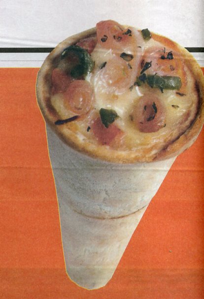 Mi primera pizza: Pizza bizarra II La pizza en forma de cono o helado ...