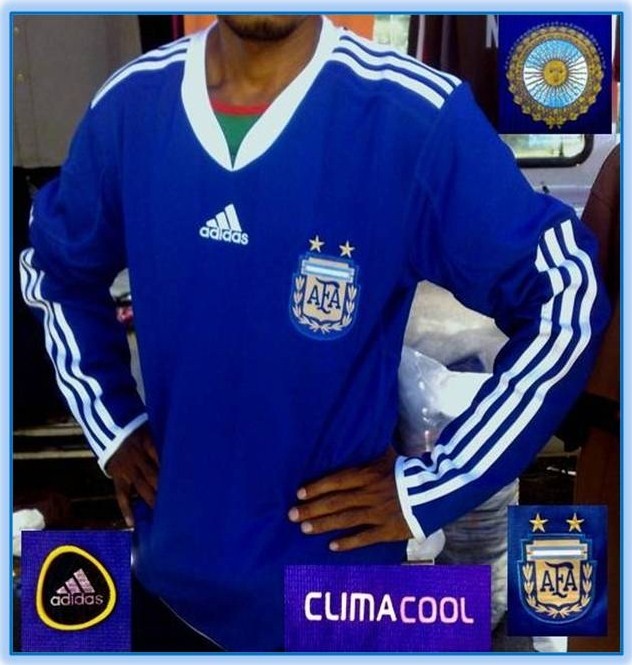 WORLD OF JERSEY: ARGENTINA AWAY 2010 (LONG SLEEVE)