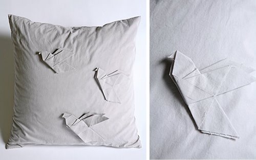 visual notes: Origami Pillows from Urban Outfitters