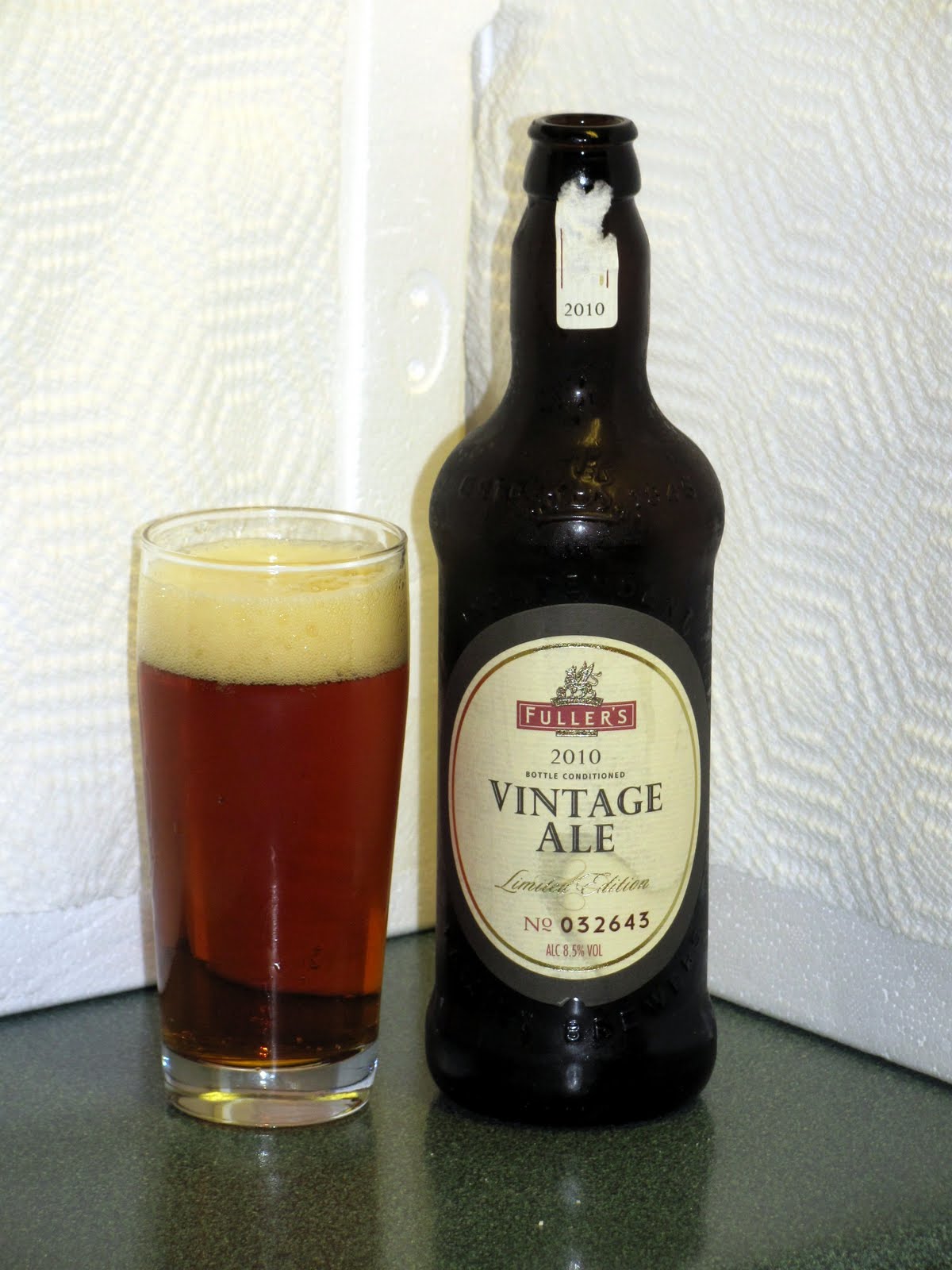 The World of Gord: Fullers Vintage Ale 2010, 2009, 2008 Superbowl Tasting