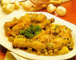 Receta de pollo al champiñón | Cocina