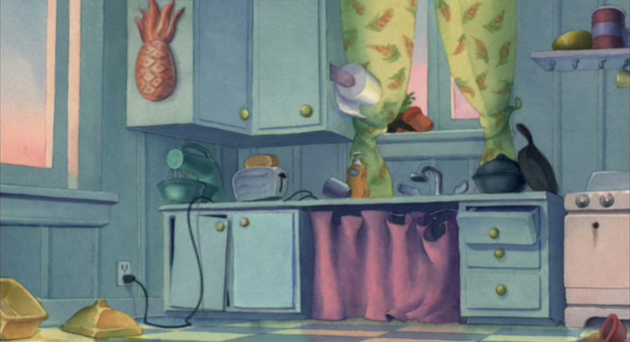 la magia de la animación: Lilo y Stitch. Escenarios