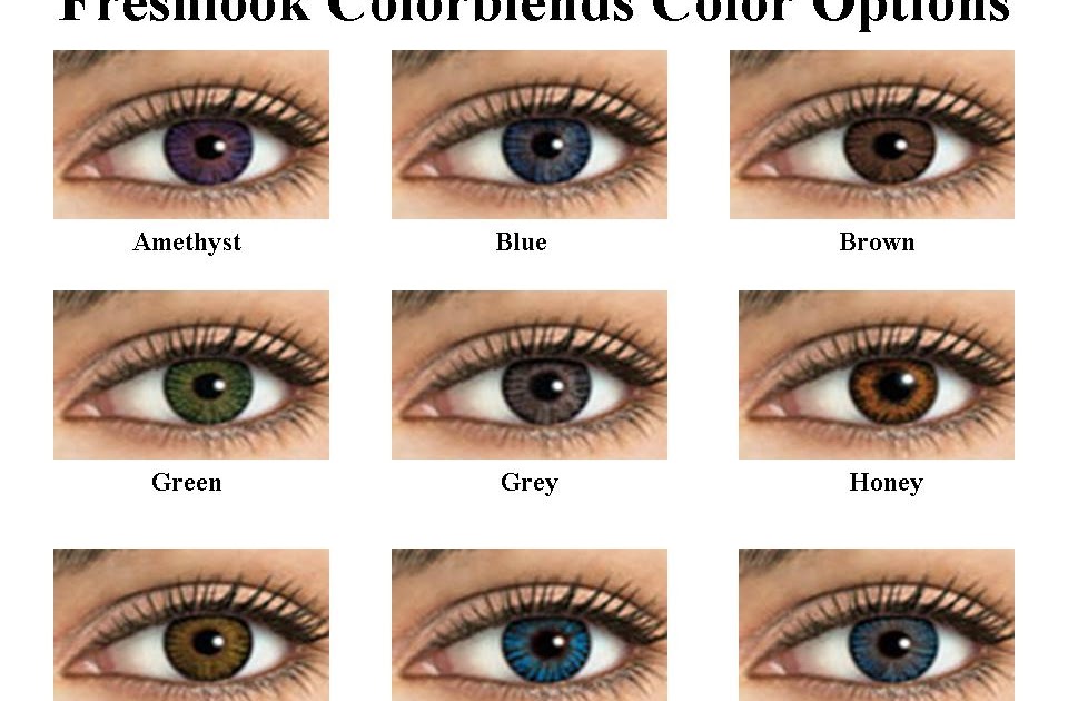 Beautiful Contact Lenses: Acuvue 2 Colors vs Freshlook?