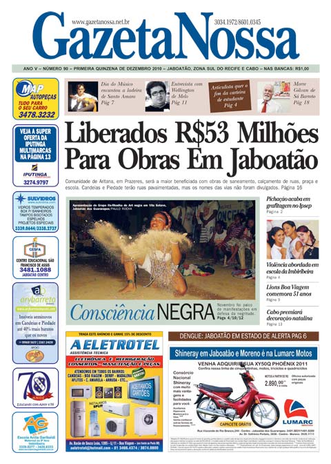 Blog de Edmar Lyra - Política, Economia e Administração.: Gazeta Nossa ...