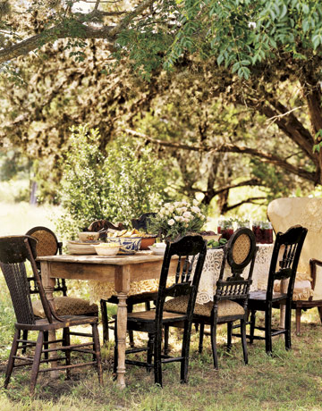 Dreams & Happy Things...: Outdoor Dinner Party