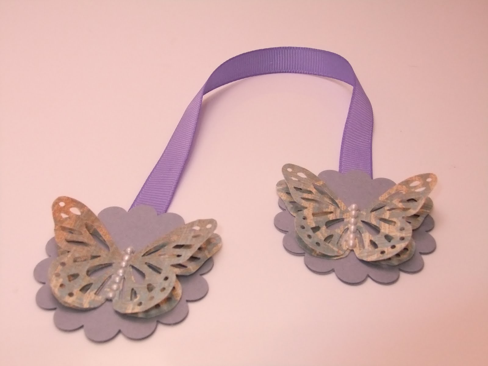 A Day in the Life of a Craft Fairy...: Tutorial for Die Cut Ribbon Bookmark