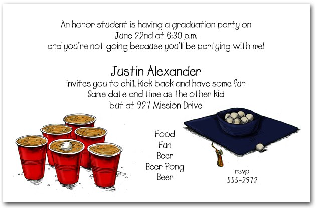 Humorous Graduation Party Invitations your guests will Love! - Enticing ...