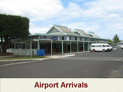 Winter Holidays: Rarotonga International Airport.