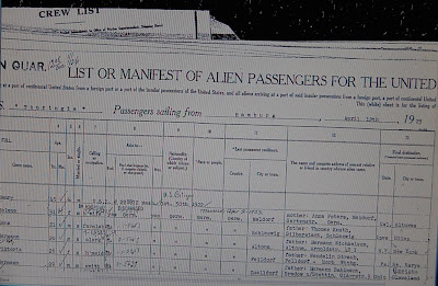 Knuth Family Reunion: Grandpa Hans came to America on the SS Thuringia