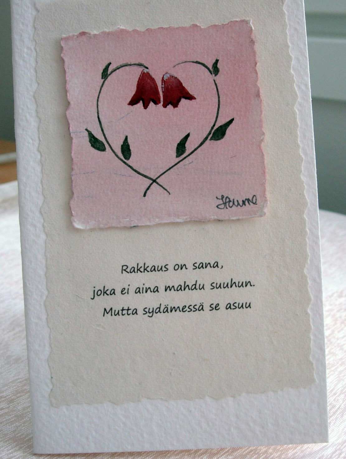 Taitoverkko: Lähetä kortti rakkaalle ystävälle