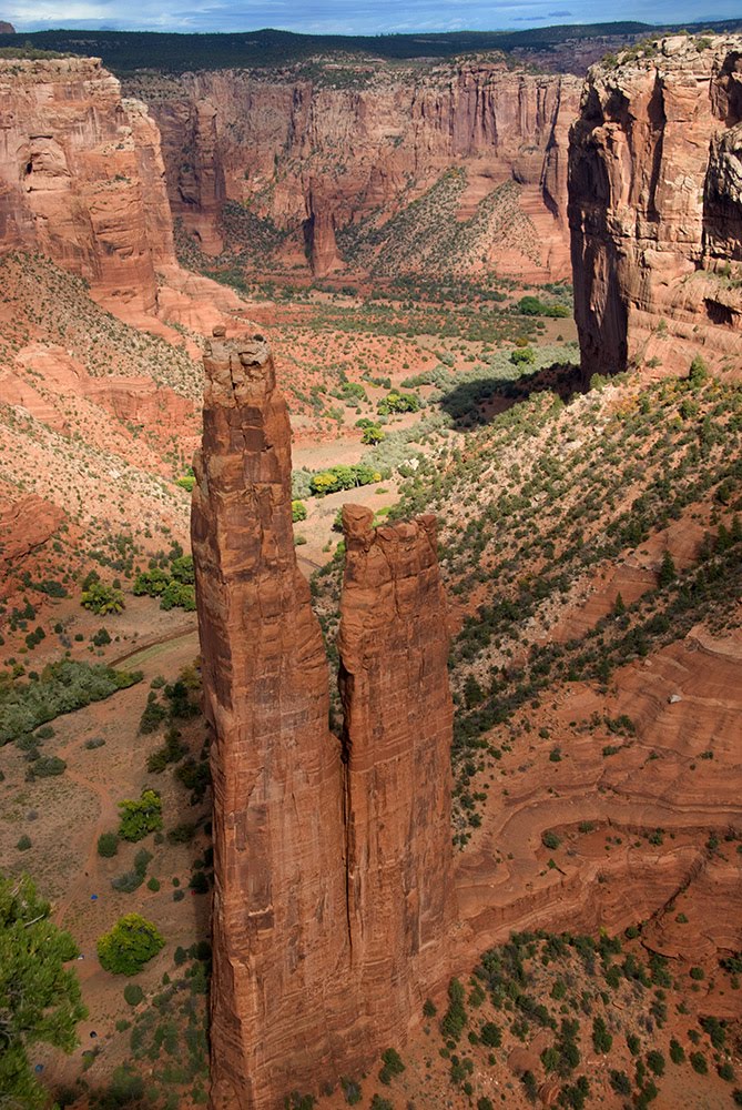 Jim Hamstra: Spider Rock from the Overlook
