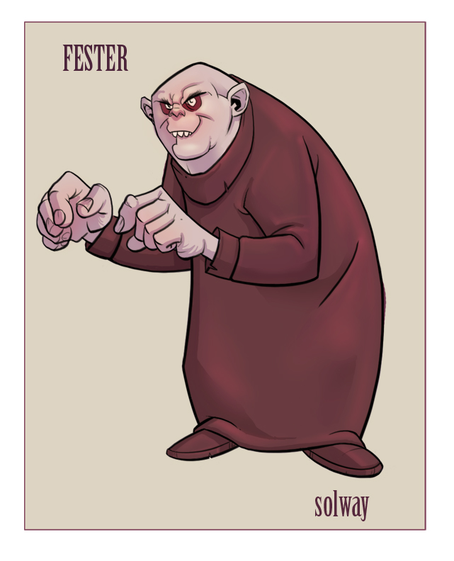 jeff solway art blog: Fester : Addams family