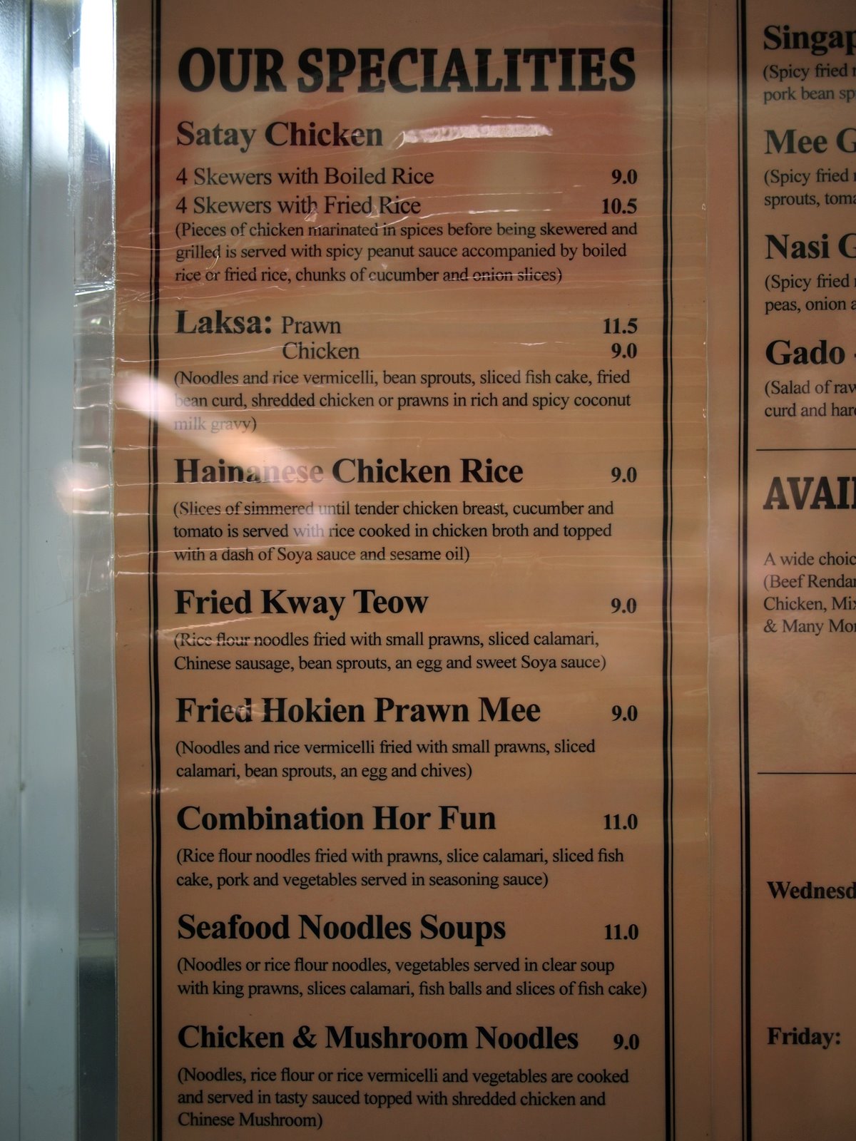 B-Kyu: Singapura Eating House ~ Singaporean - Oxford\Riley Street ...