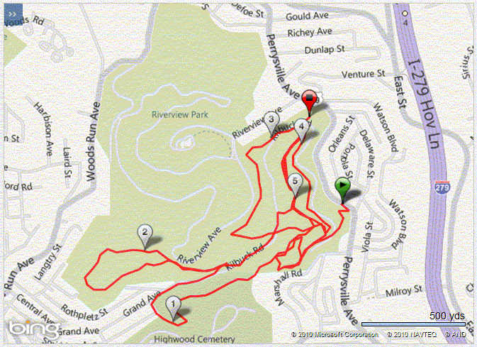Pittsburgh Trail Running: Riverview Park - First Impression: Positive