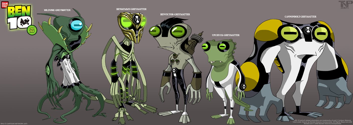 Thomas Perkins: BEN 10: DNA Lab Hybrids Greyatter Set - Unused.....