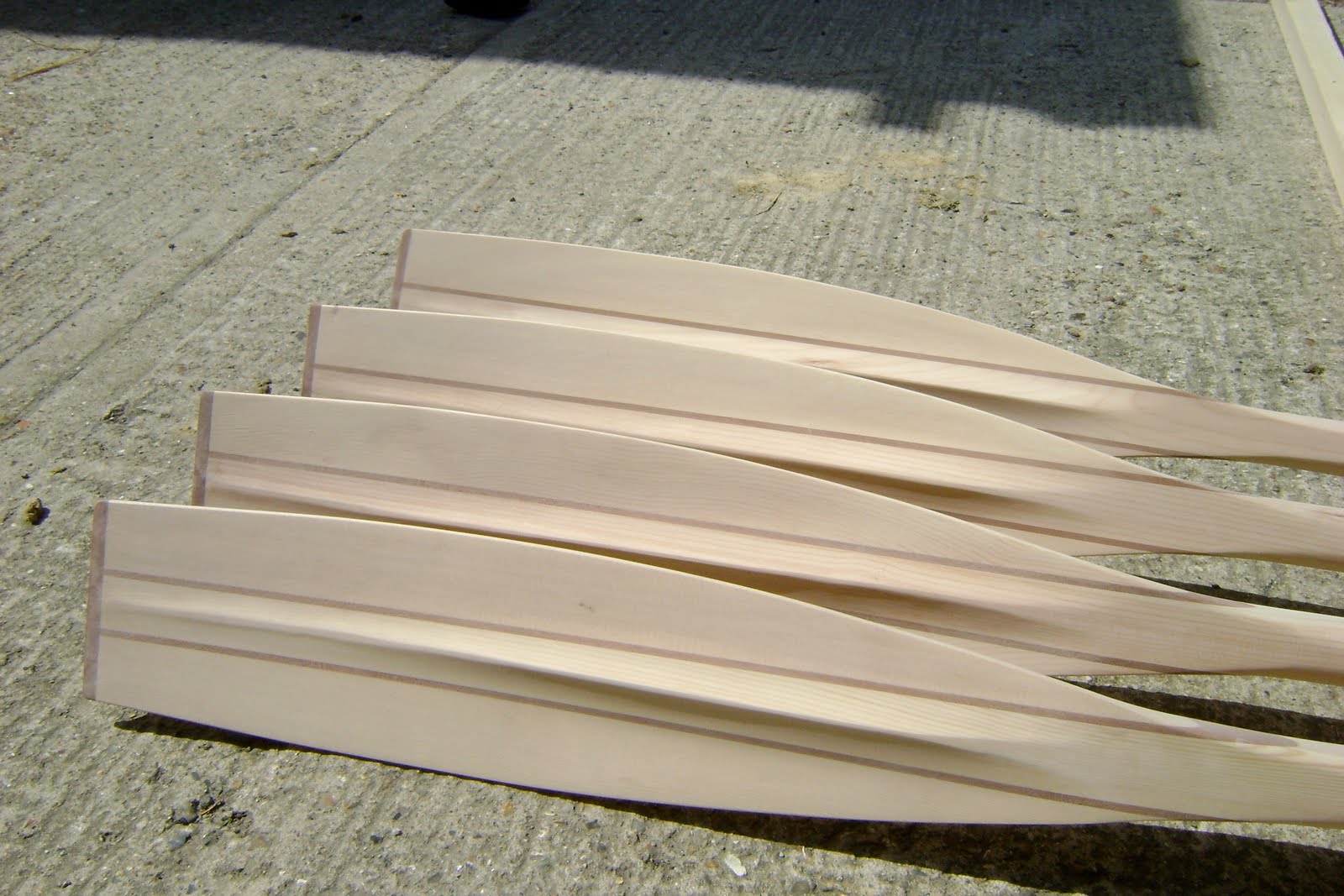 Marc'sBoats: Oar Making