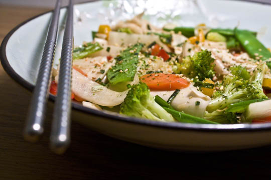 In College & Actually Cook: Vegetables with Flour Slice