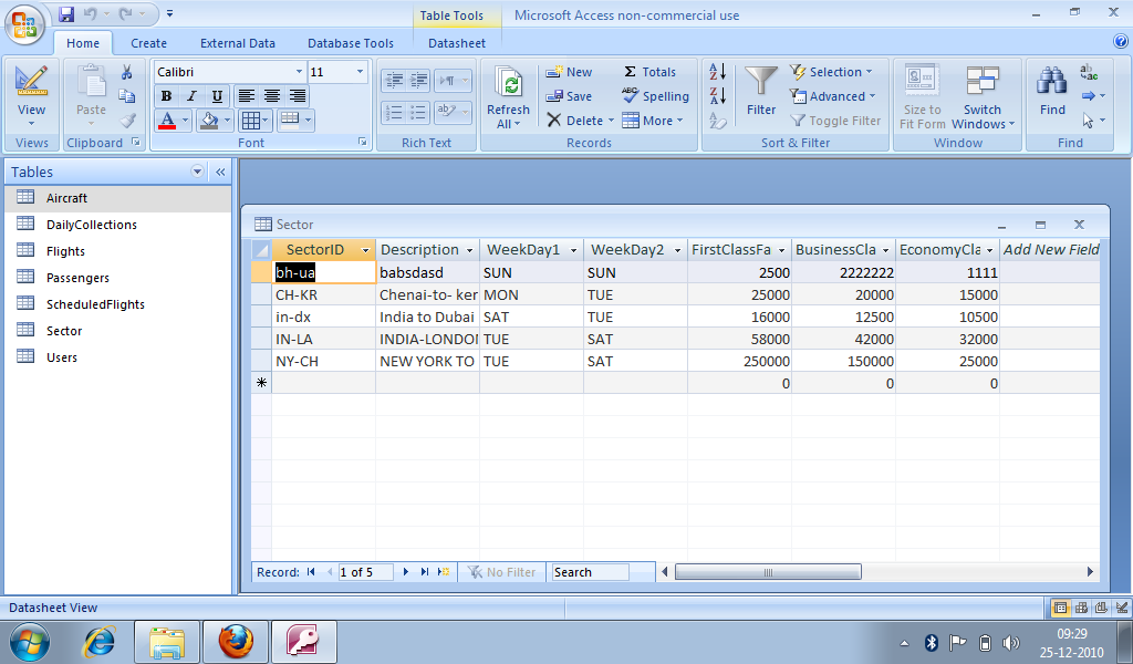 Student guide: Airline management system