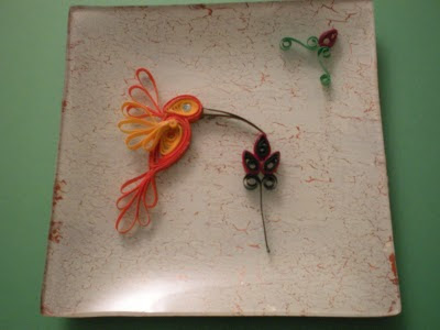 Mis filigranas...: Plato Colibri...