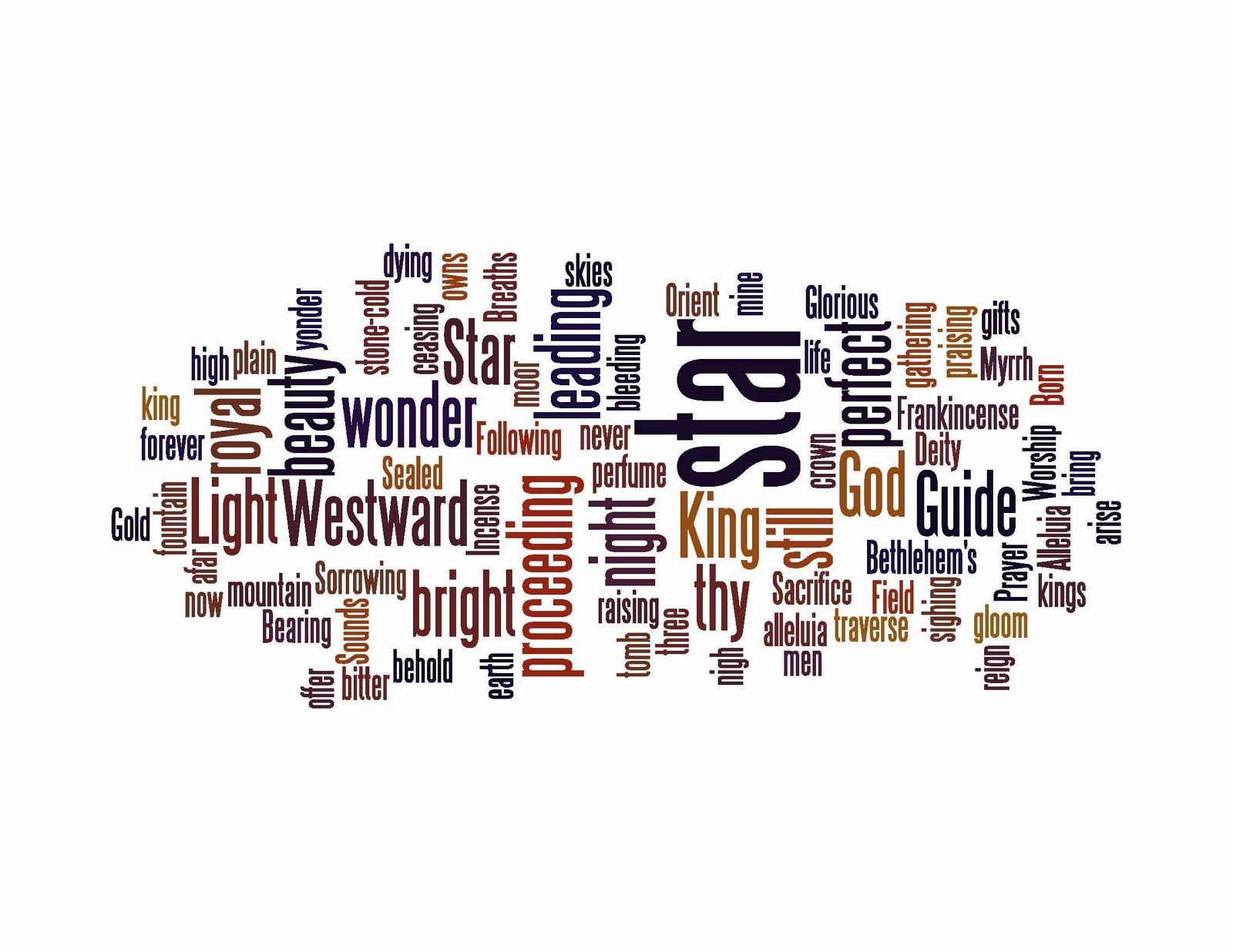Life With Words Christmas Song Word Clouds Life With Words Christmas Song Word Clouds