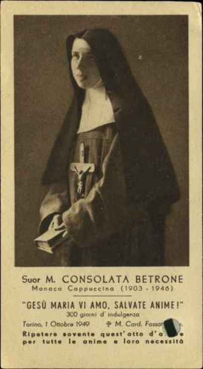Tonus Peregrinus: Servant of God Sr. Consolata Betrone