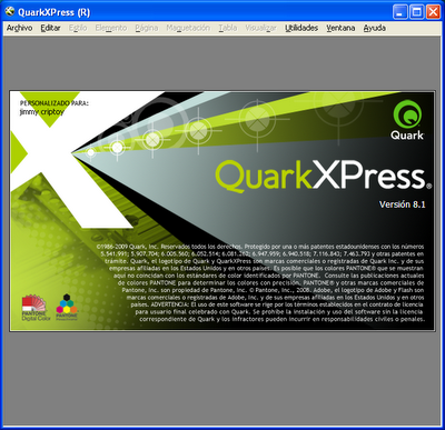 GRAFICAS Y AUDIO: QuarkXpress