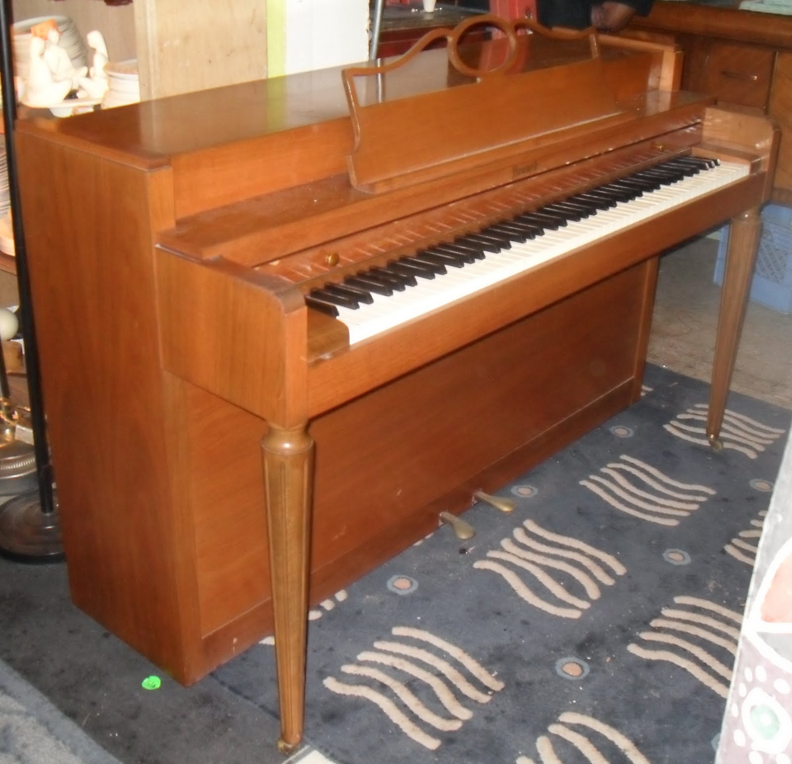 Uhuru Furniture & Collectibles: Gorgeous Howard Piano and Bench By ...