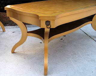 Uhuru Furniture & Collectibles: 2 Gorgeous Gold French Provincial End ...