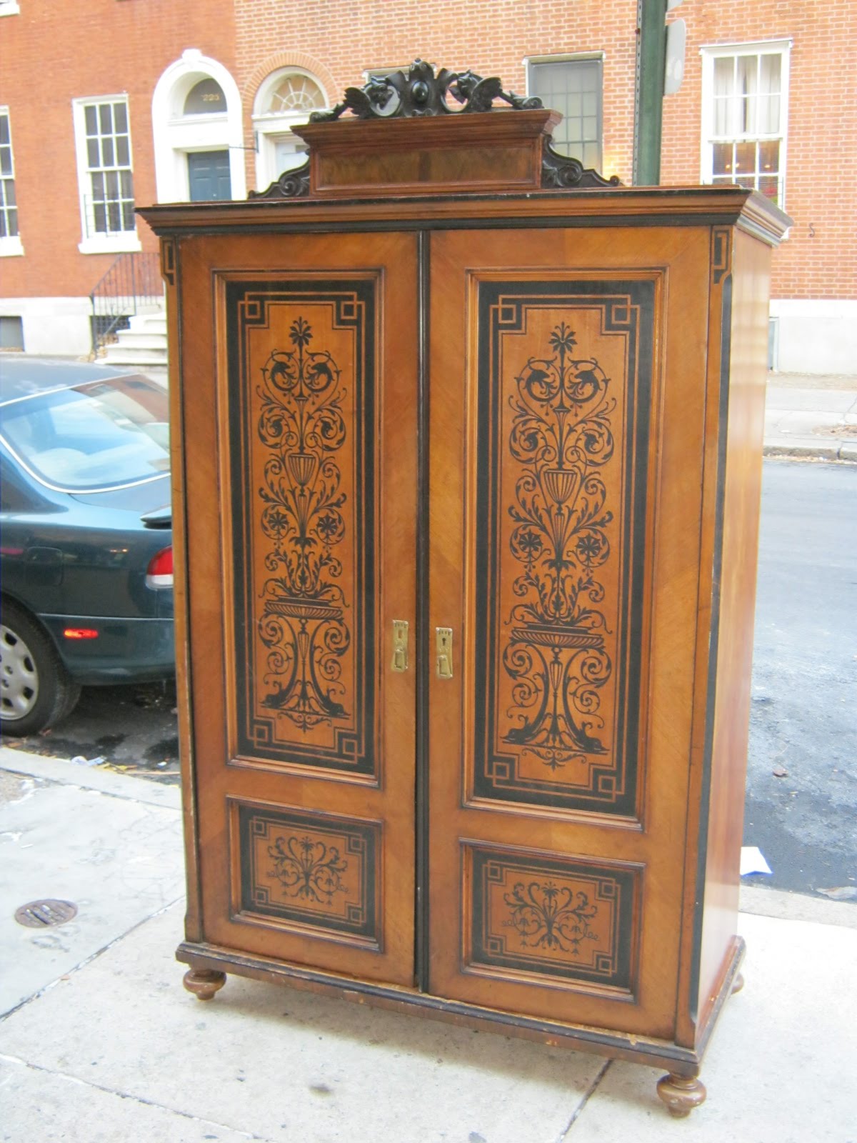 Uhuru Furniture & Collectibles: 1870s Wardrobe SOLD